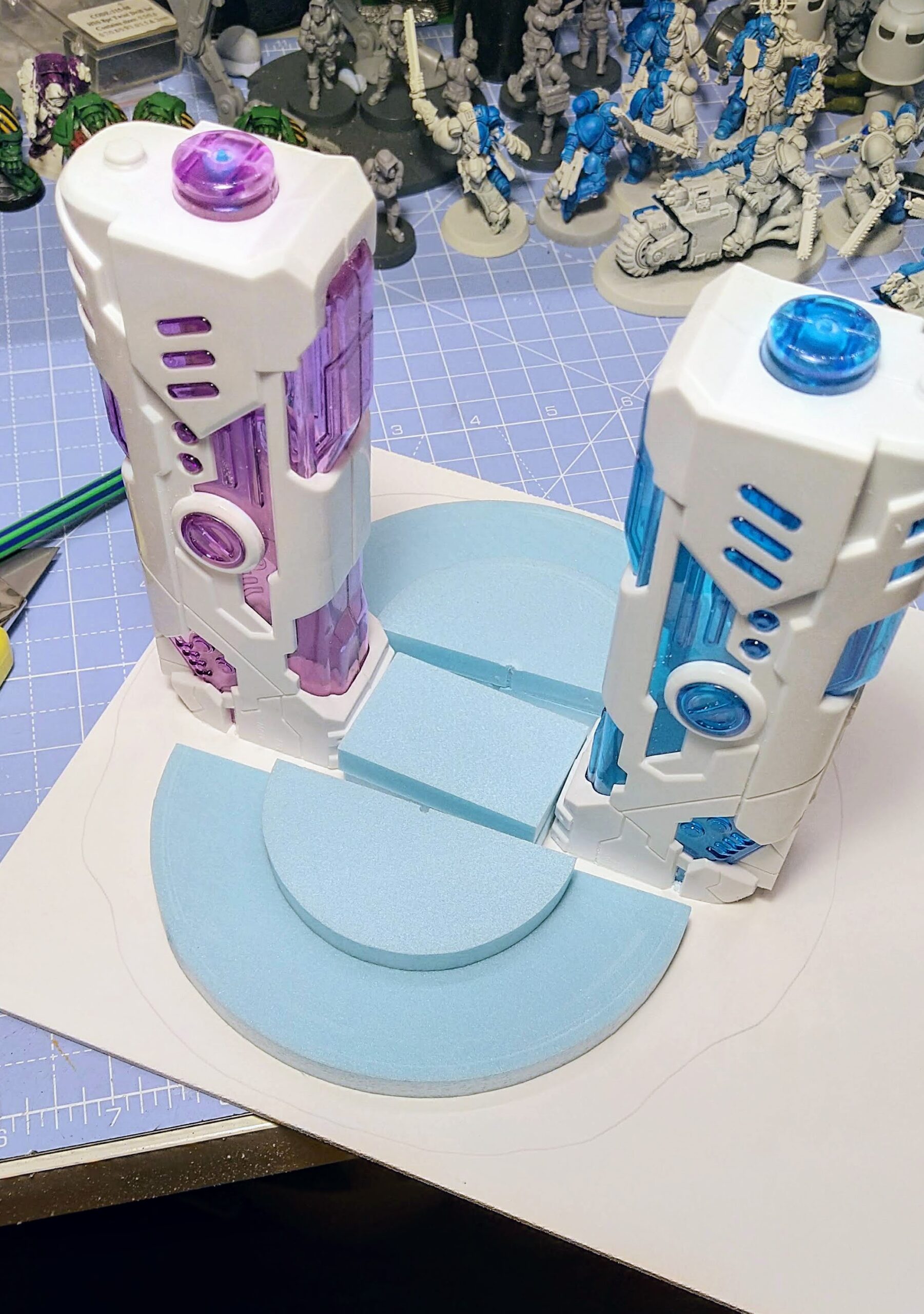 Water Pistol Necron Terrain - Cheap 40K Build » BlokeCrafted